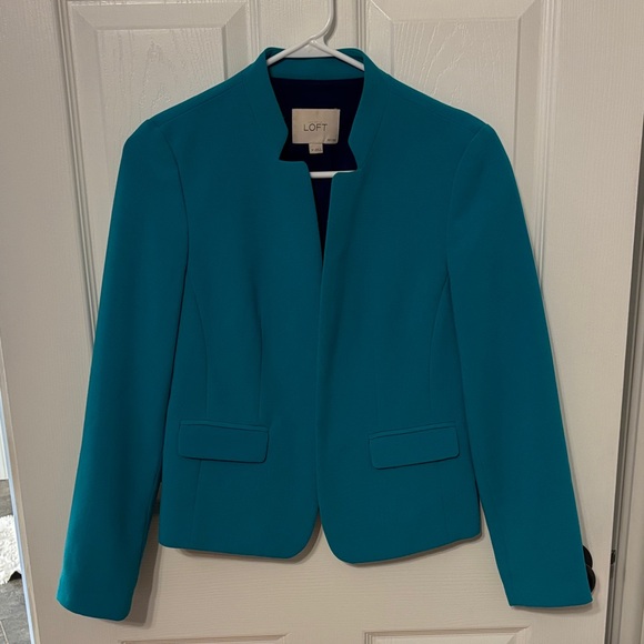 LOFT | Jackets & Coats | Loft Womens Vibrant Blue Blazer | Poshmark
